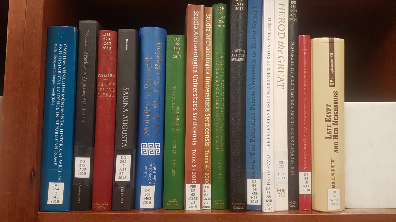 Blegen Acquisitions Lists | American School of Classical Studies at Athens